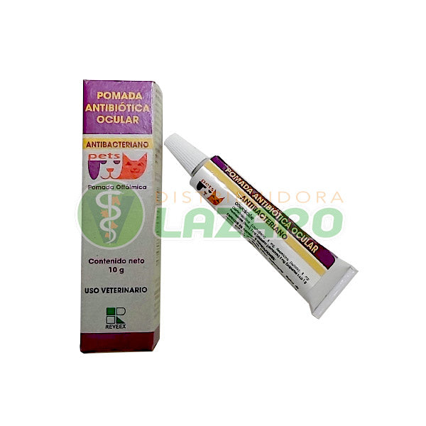POMADA ANTIBIÓTICA OCULAR (10 GR) – Distribuidora Lazaro